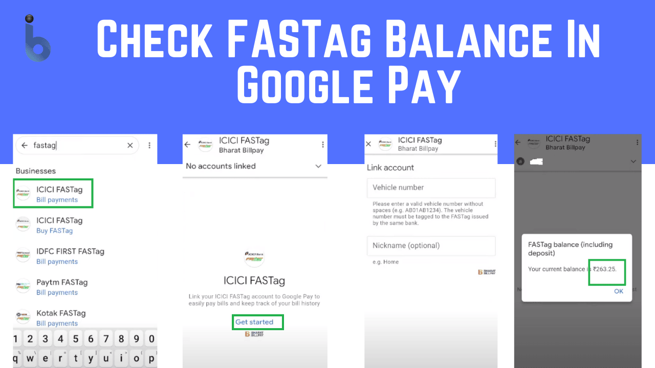 How To Check FASTag Balance In Google Pay