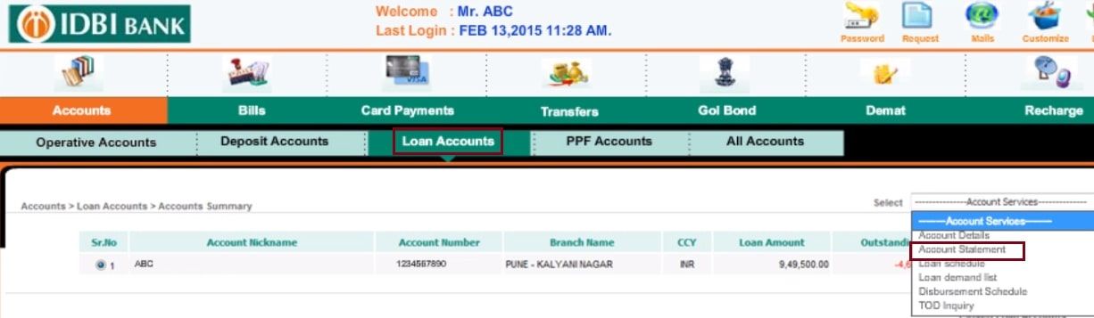How To Download IDBI Loan Statement Online In PDF Format
