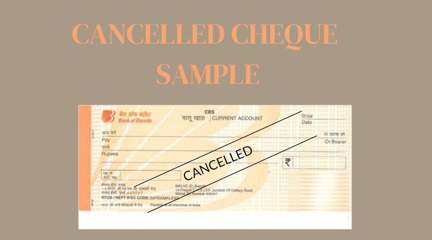 How To Create A Cancelled Cheque Cancel Cheque Kya Ho Vrogue co